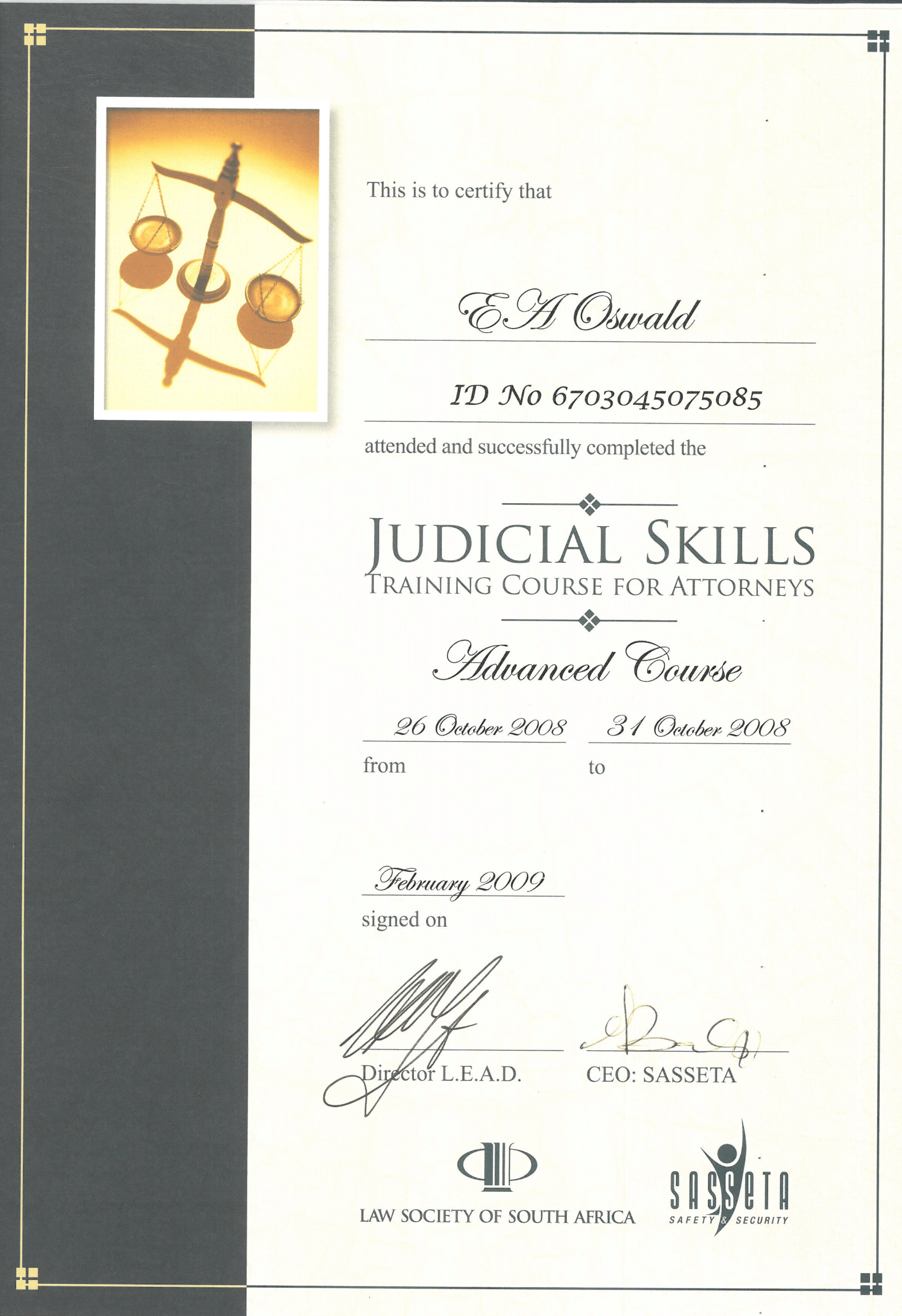 Egon A. Oswald - Attorney at Law | Trusted Legal Expertise